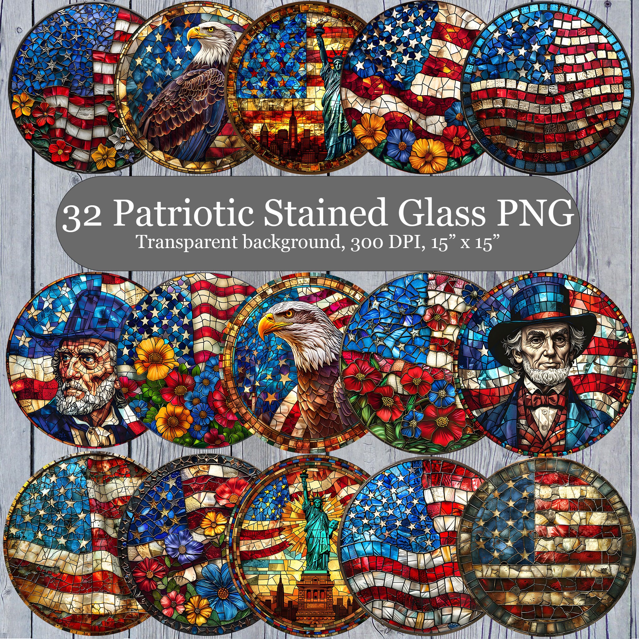 Usa Patriotic Stained Glass Patterns Stained Glass Gallery – New