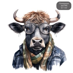38 Watercolor Hipster Farm Animals, Hipster Farm Animal Clipart Bundle ...