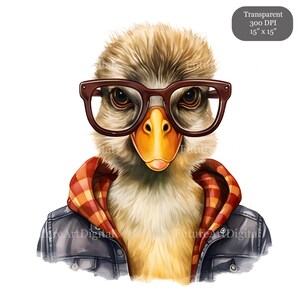 38 Watercolor Hipster Farm Animals, Hipster Farm Animal Clipart Bundle ...