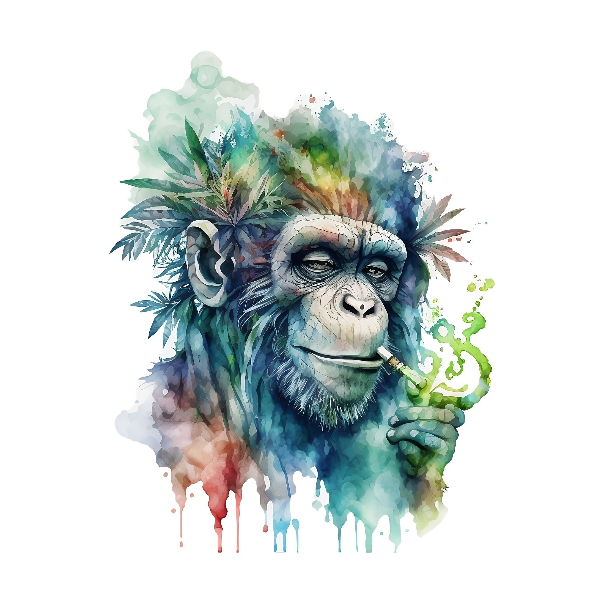 Monkeys Smoking Weed