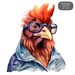 38 Watercolor Hipster Farm Animals, Hipster Farm Animal Clipart Bundle ...