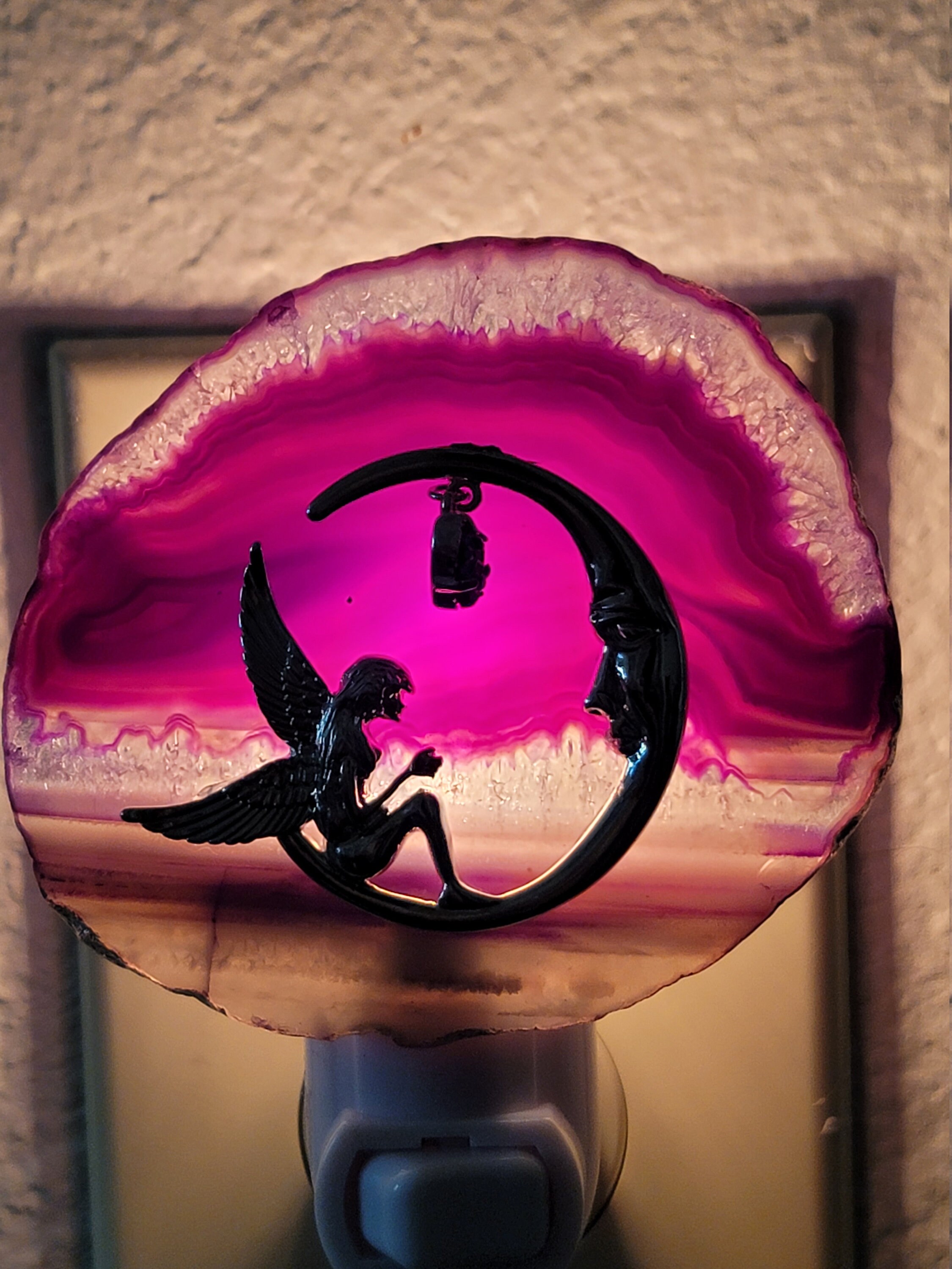 Agate Night Light Fairy Night Light Geode Night Light - Etsy