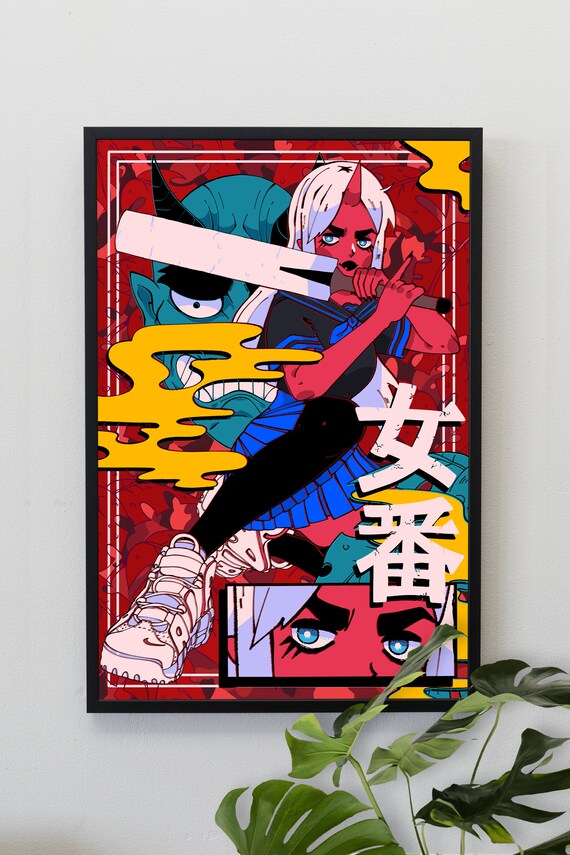 Art & Collectibles Sukeban Oni Poster Prints Digital Prints etna.com.pe