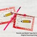 Printable Pencil-themed Valentine’s Day Cards & Pencil Tags - Etsy