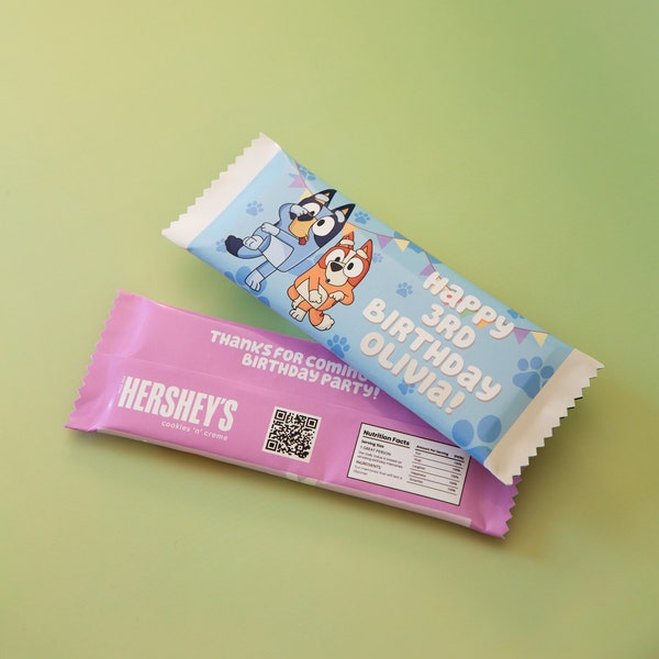 Bluey Chocolate Bars - Etsy