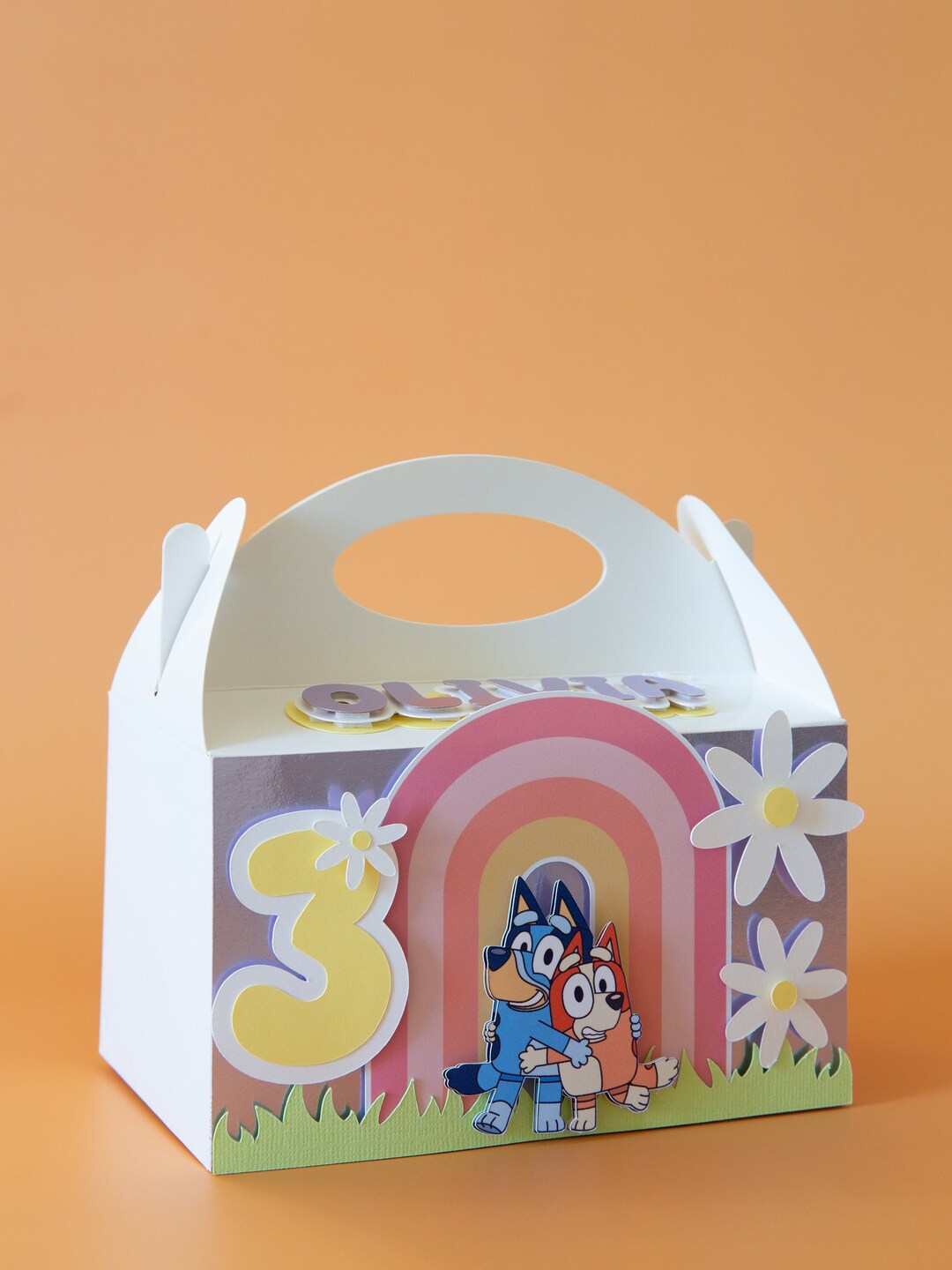 Bluey Gable Boxes for Girl Bluey Gable Boxes Custom Treat Boxes Custom ...