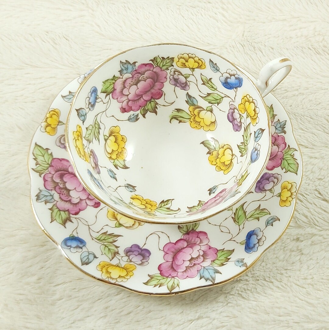 Royal Standard Royal Tudor Teacup and Saucer Fine Bone China - Etsy