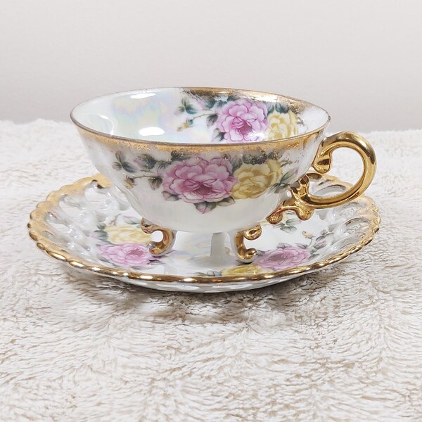 Footed Tea Cup - Etsy