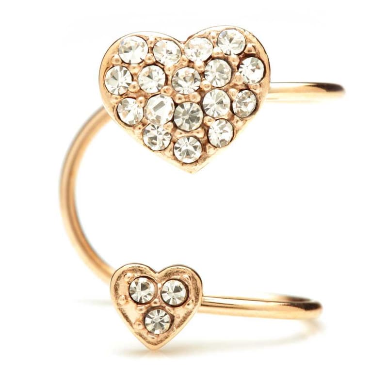 Heart Ear Cuff - Etsy