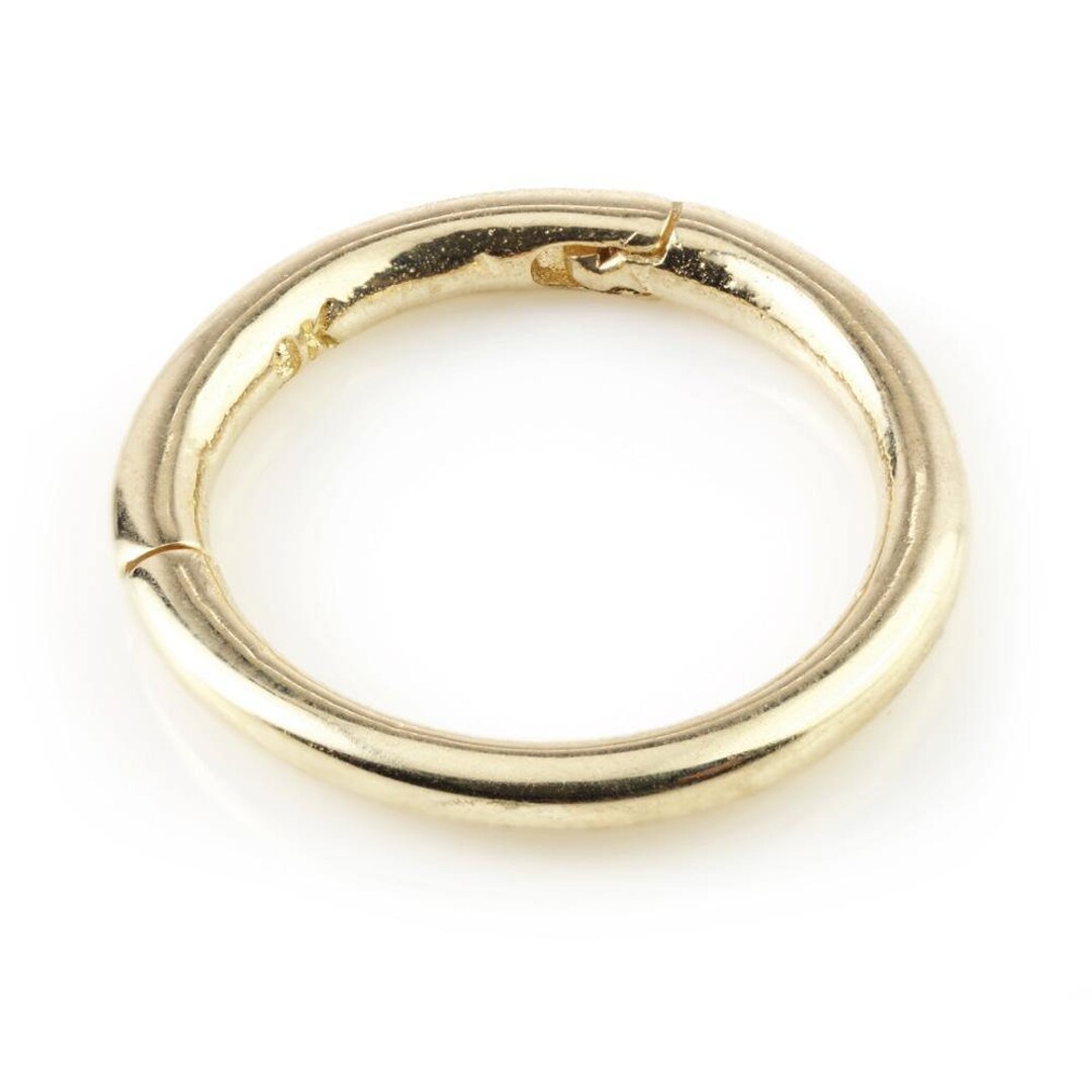 9ct Gold Plain Segment Hinge Ring (1mm) - Etsy
