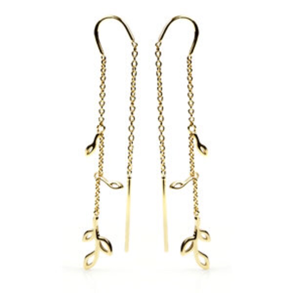 Threader Dangle Earrings - Etsy