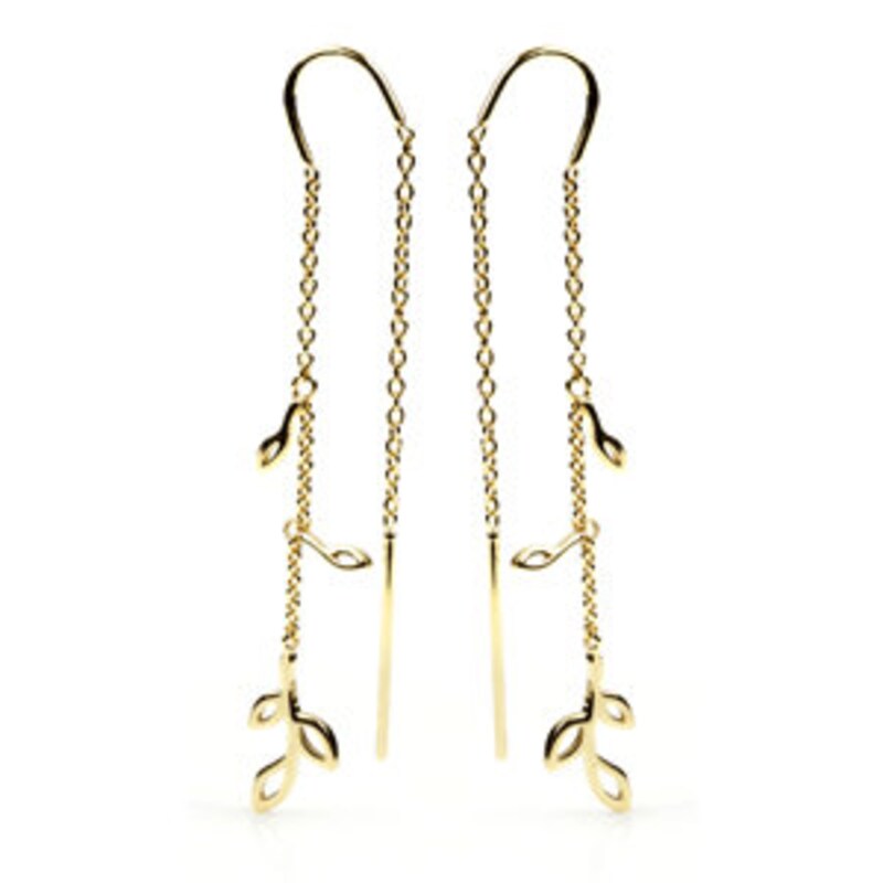 Threader Dangle Earrings - Etsy