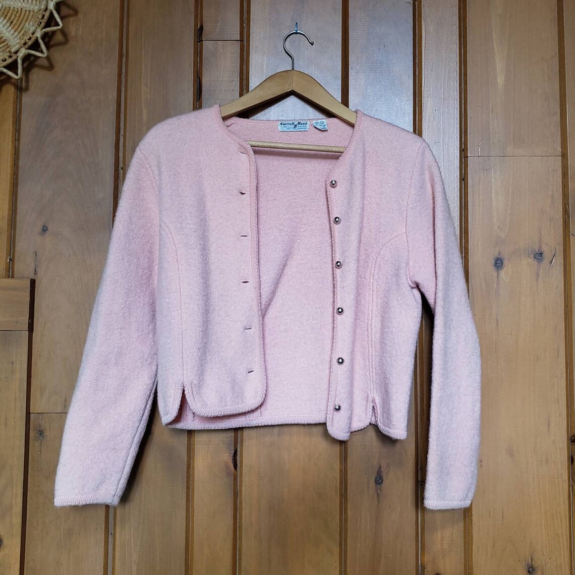 Vintage 70s Carroll Reed Ski Sweater // Ski Shop NH Boiled Wool Sweater ...