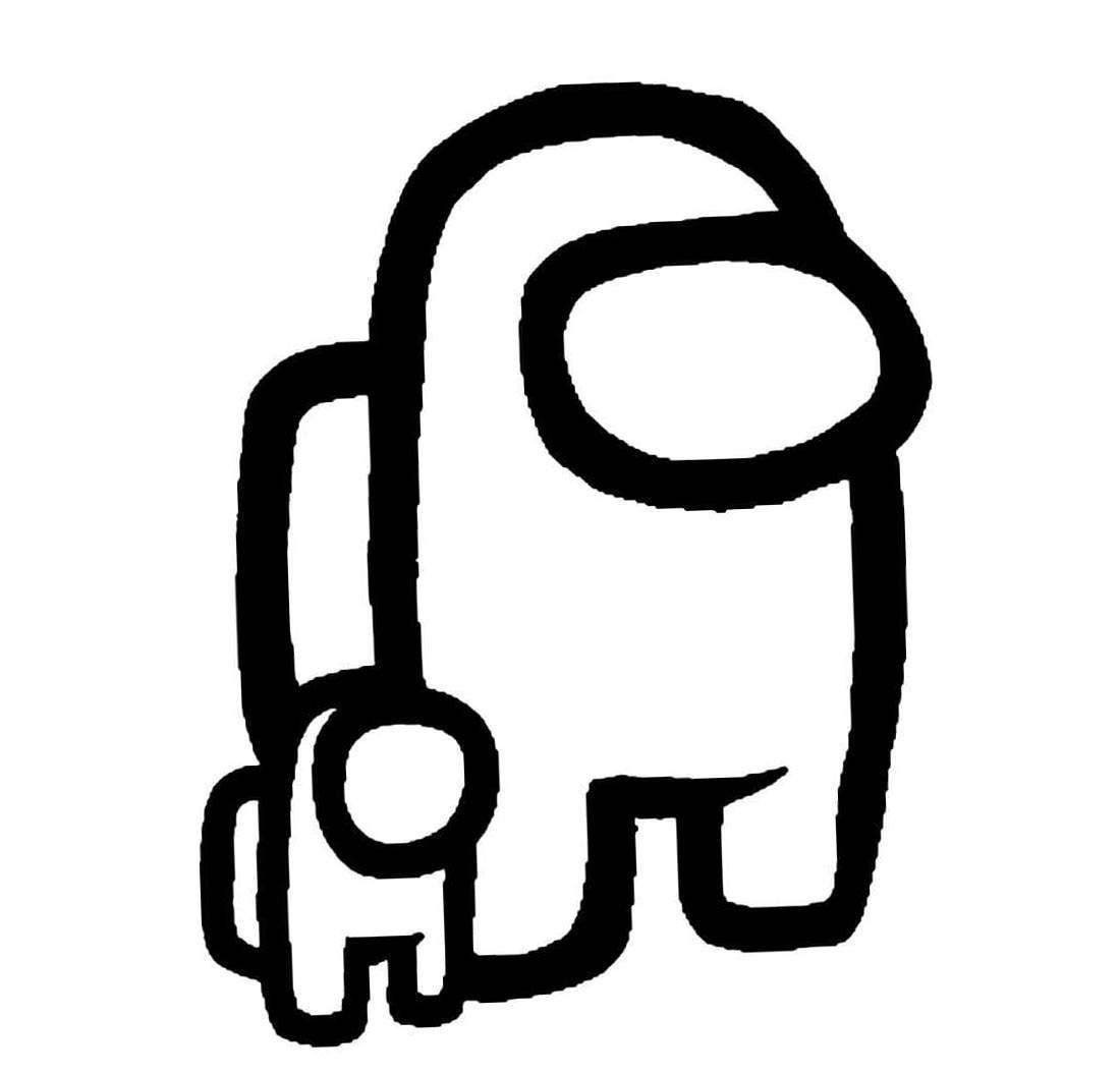 Among Us , Imposter Inspired Wall Decal, Wall Sticker - Etsy UK