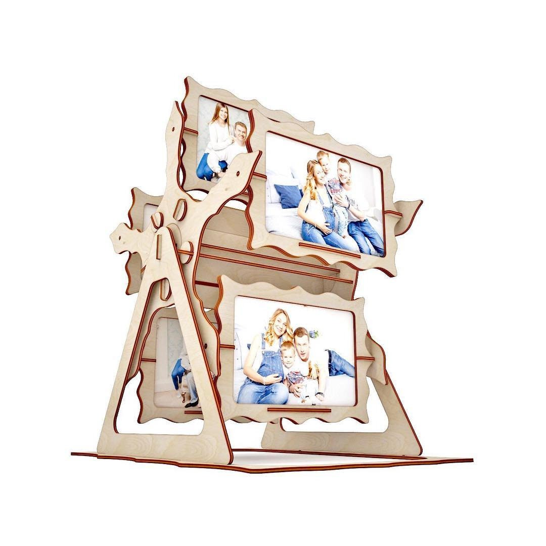 Wedding, Christening Ferris Wheel, Photo Frame , Laser Cut File ...