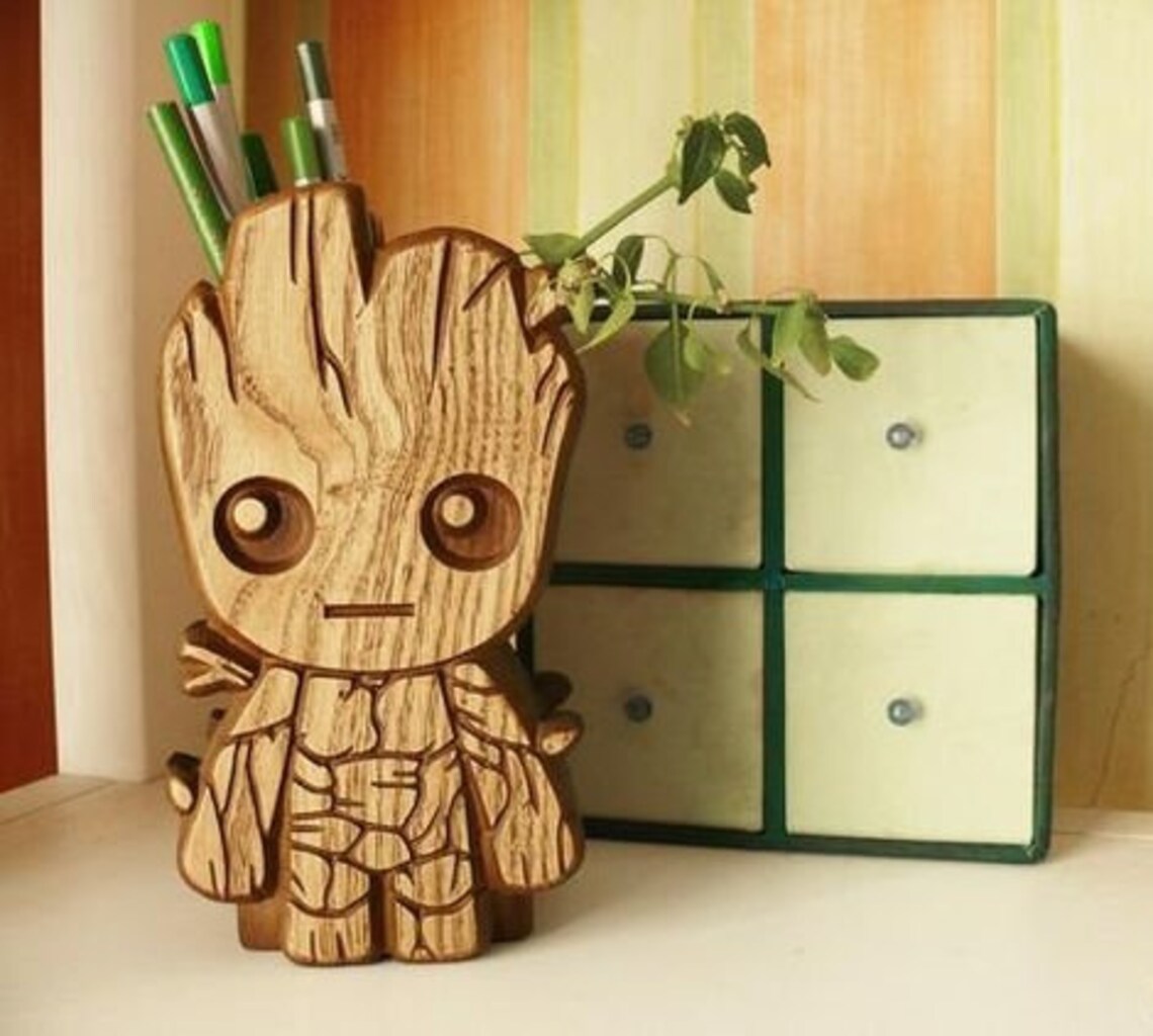 Baby Groot Laser Cut File, SVG DXF (3mm) - Etsy