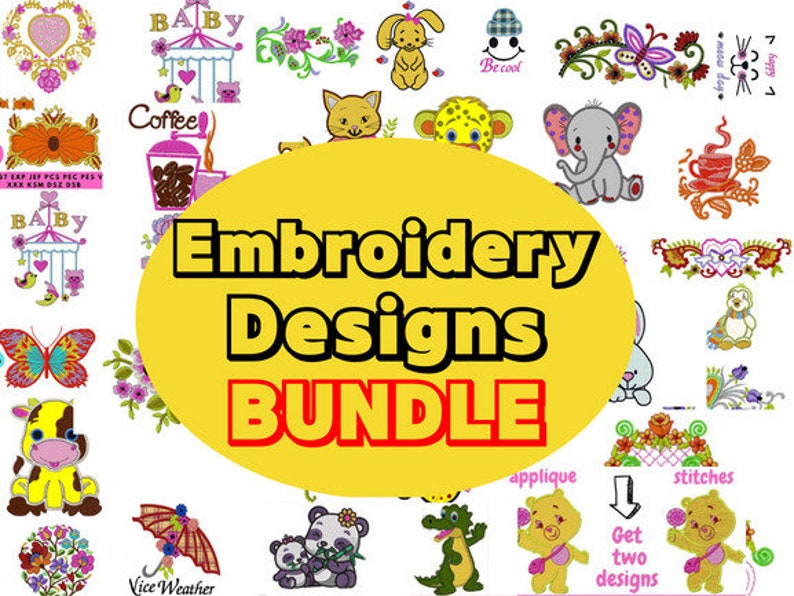 Machine Embroidery Designs Collection Brother Digital Download- Over 170,000 Embroidery Files in ...