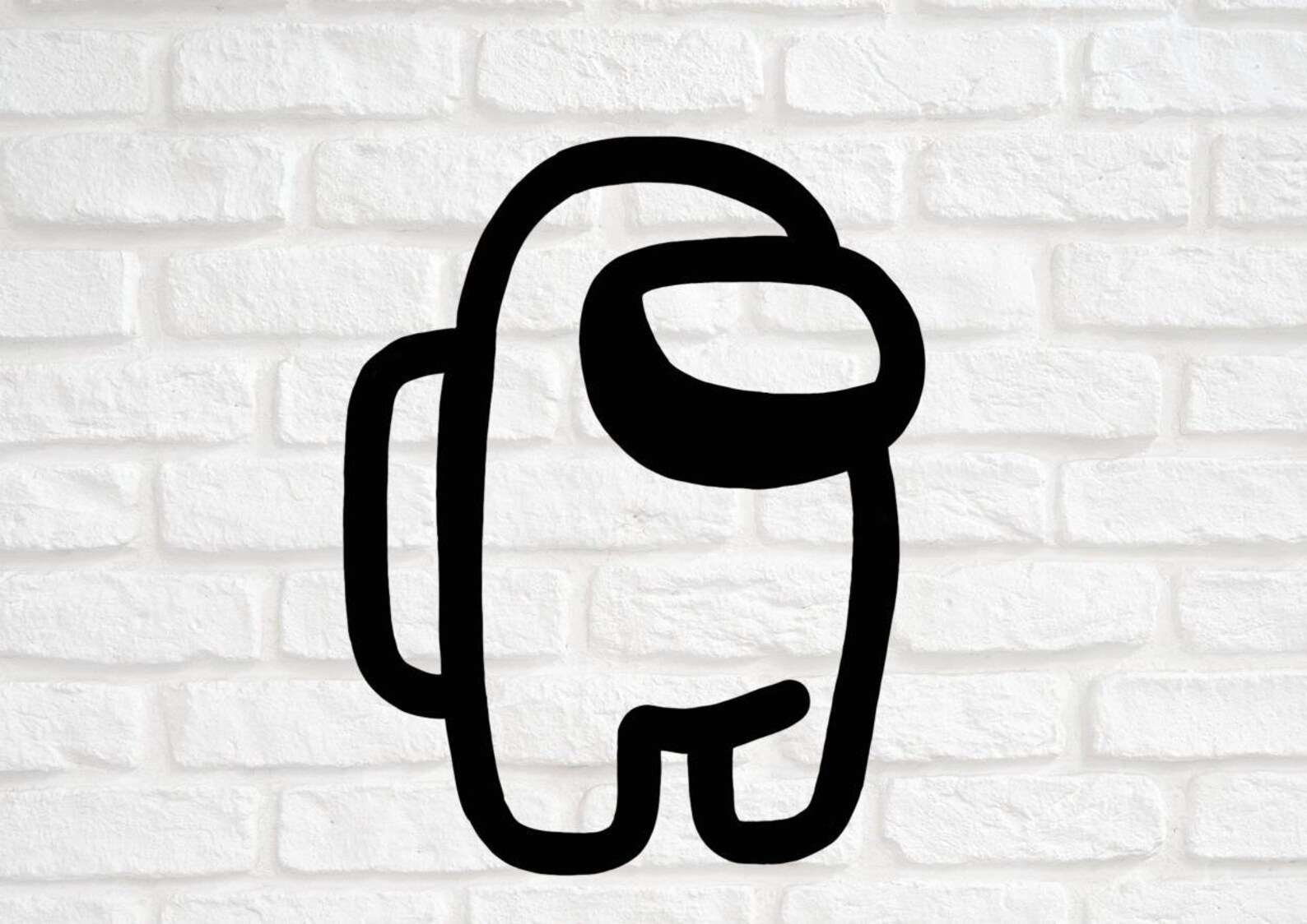 Among Us , Imposter Inspired Wall Decal, Wall Sticker - Etsy UK