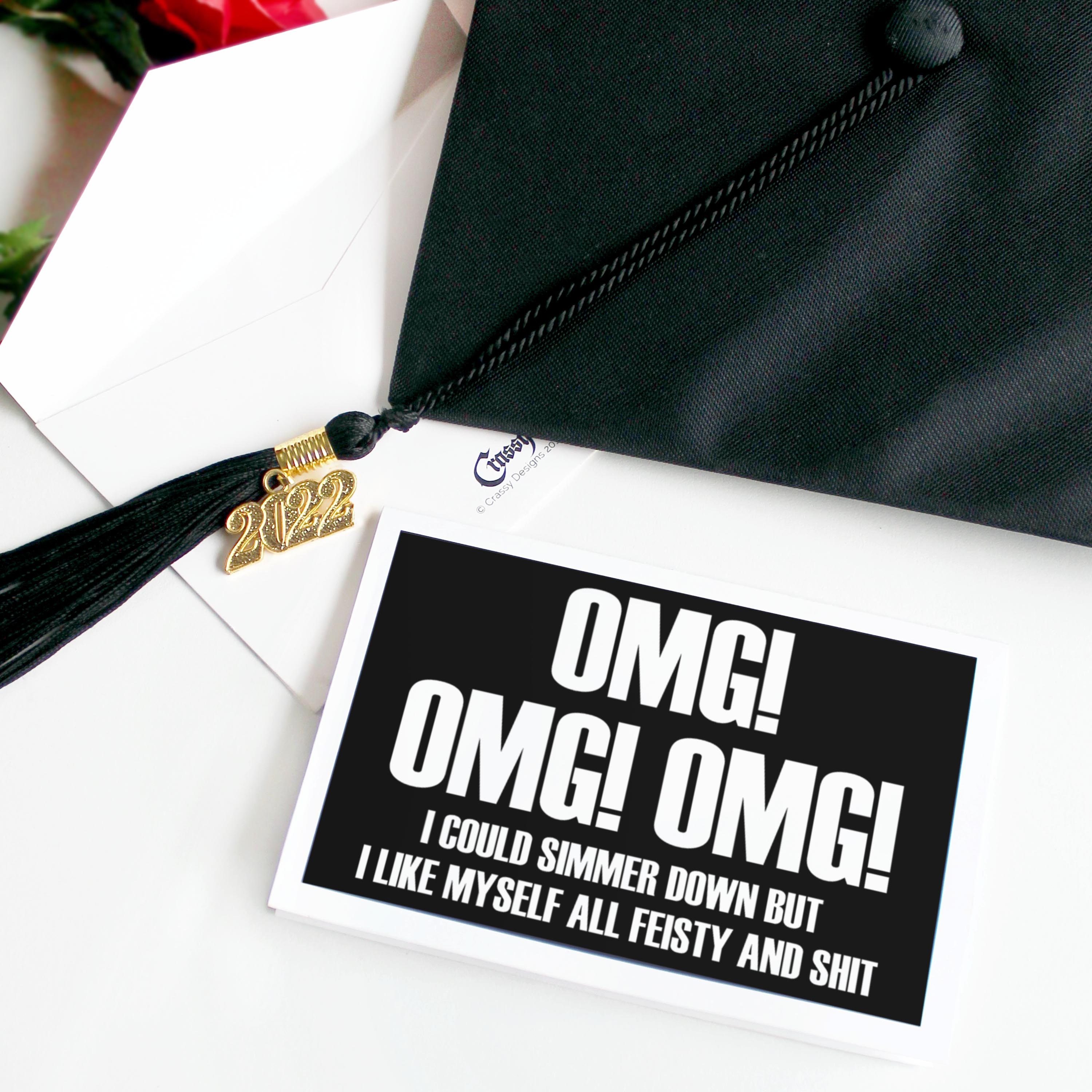 Printable Congratulations Card. OMG Funny Graduation Card - Etsy