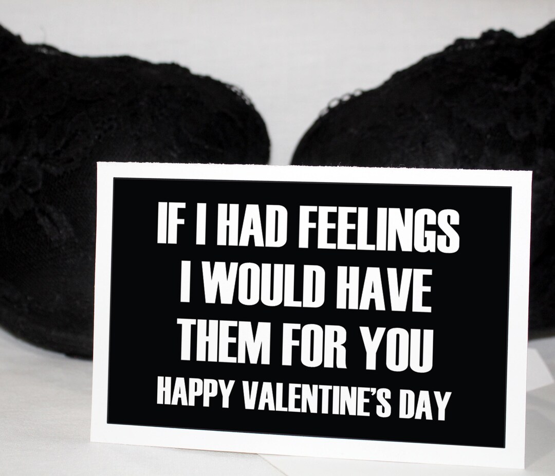 Funny Valentine's Day Card: Snarky Sarcastic Design (digital Download ...