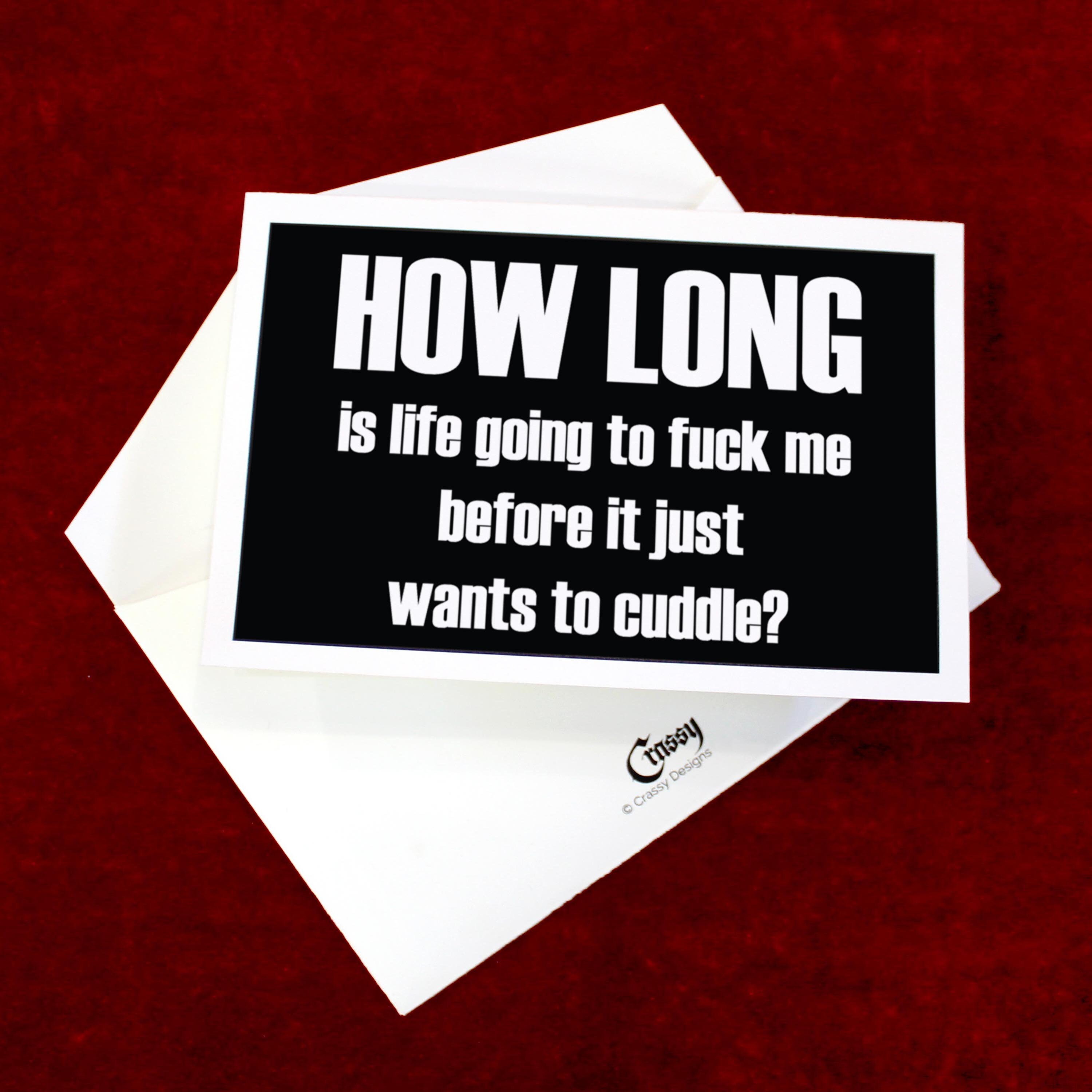 Printable Funny Greeting Card. How Long Friendship Card Just - Etsy