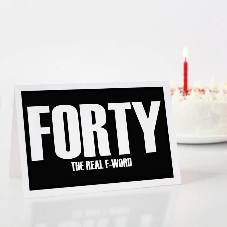 Funny Printable 40th Birthday Card Fun Happy Birthday Card Instant funny-printable-40th-birthday-card-fun-happy-birthday-card-instant