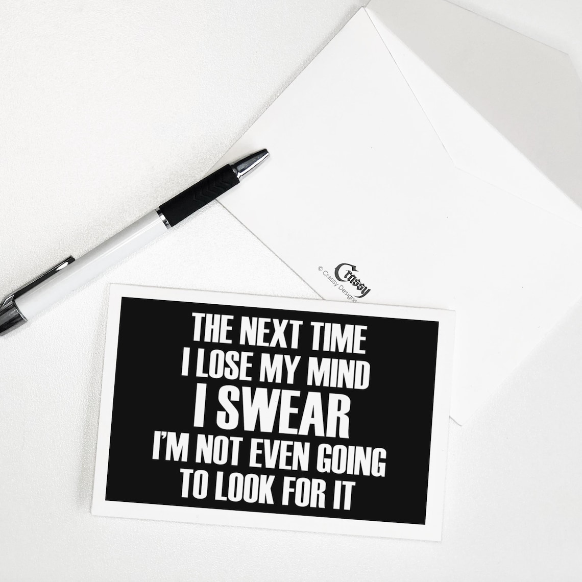 Printable Apology Card. the Next Time I Lose My Mind. Friendship Sorry ...