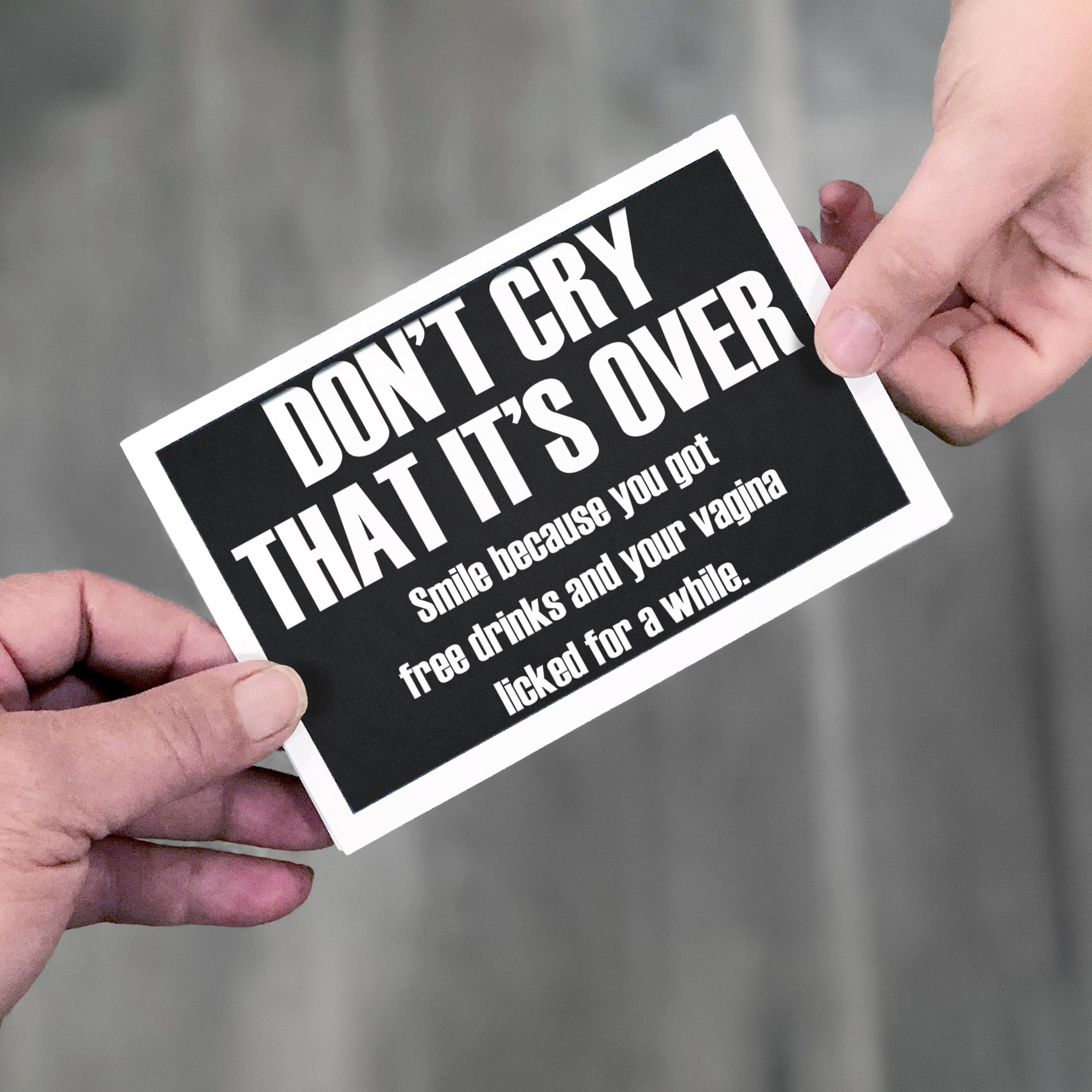 Printable Adult Divorce or Break up Card. Don't Cry That - Etsy