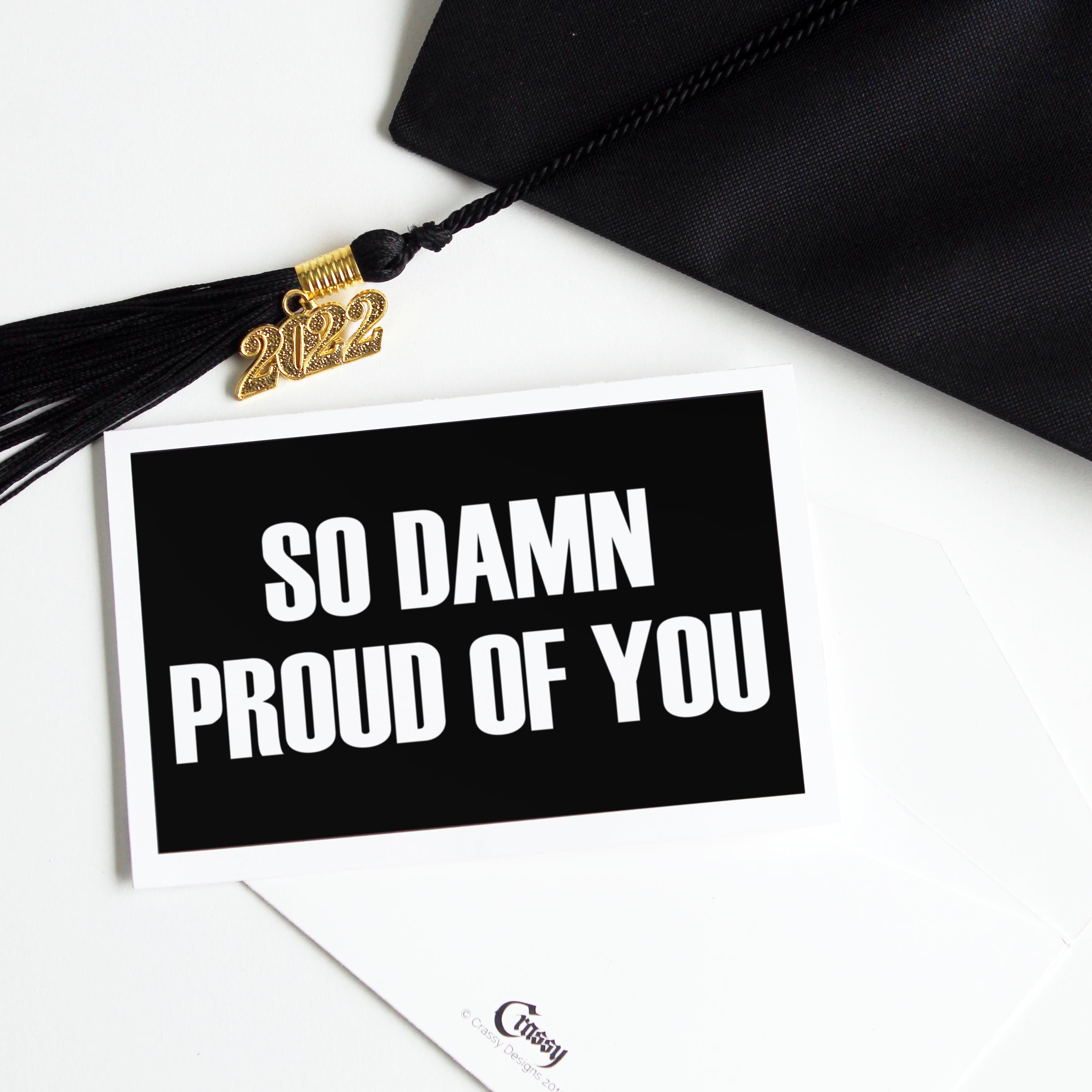 Printable Graduation Card. Proud of You. Promotion Card ...