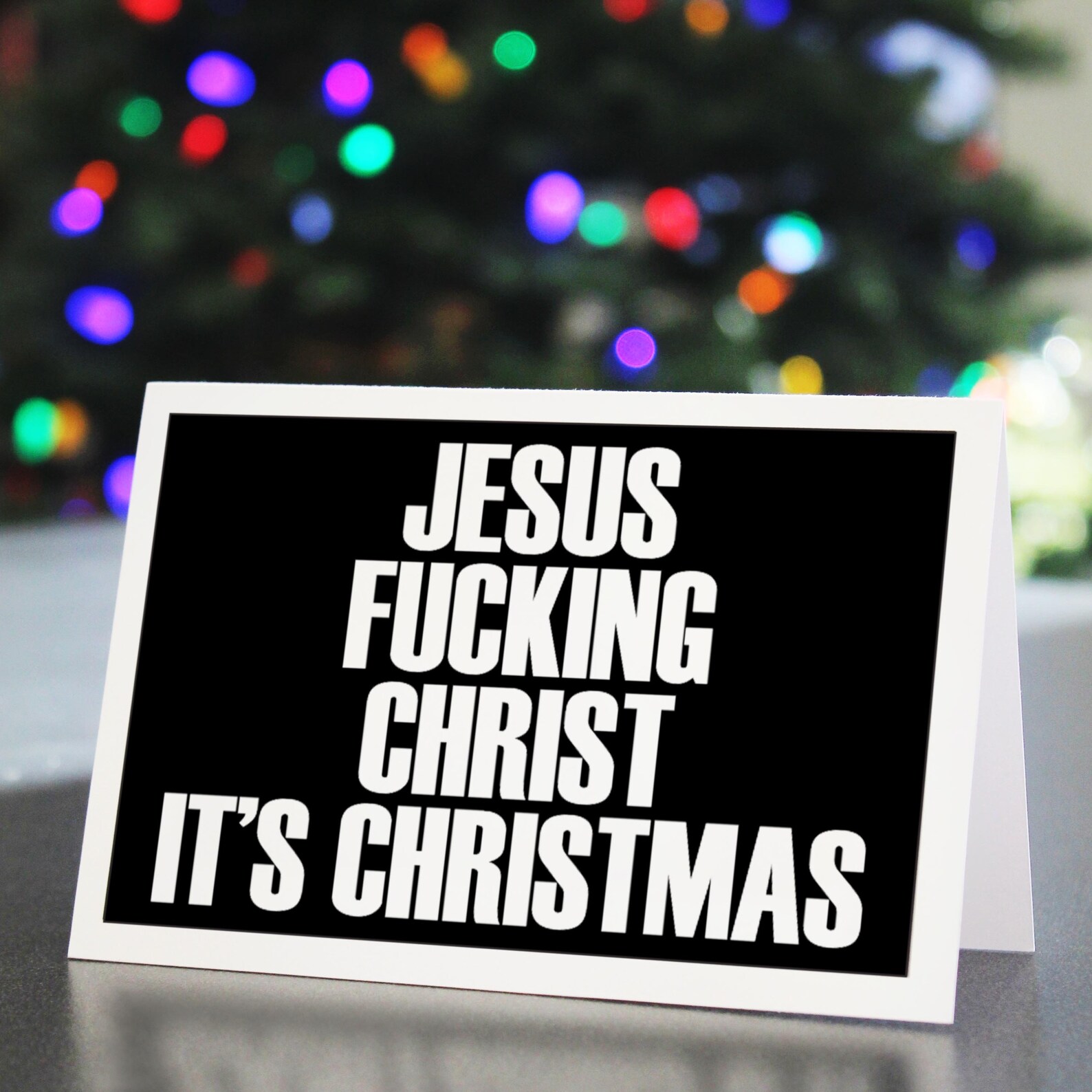 Funny Jesus Christmas Card, Sarcastic Holiday Card (digital Download ...