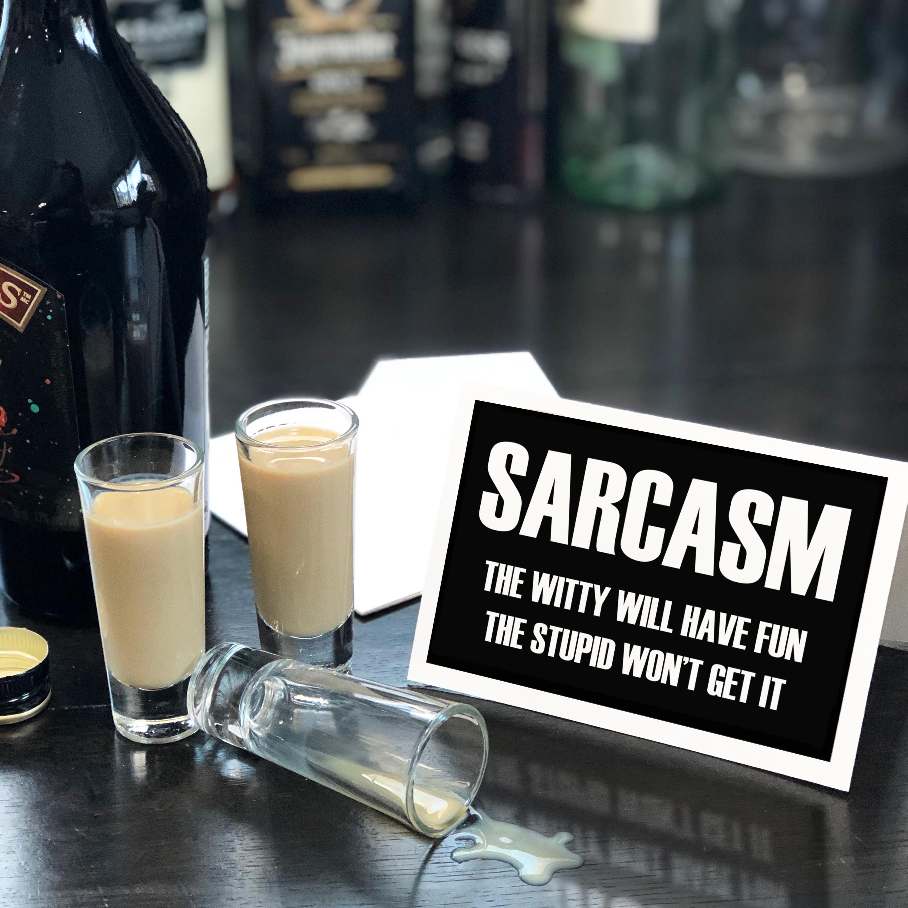 Printable Funny Friendship Card. Sarcasm. the Witty Will Have - Etsy UK