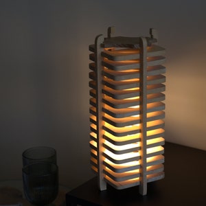 Handcrafted Unique Wooden Lamp Boho Natural Design Cozy and Artisanal ...