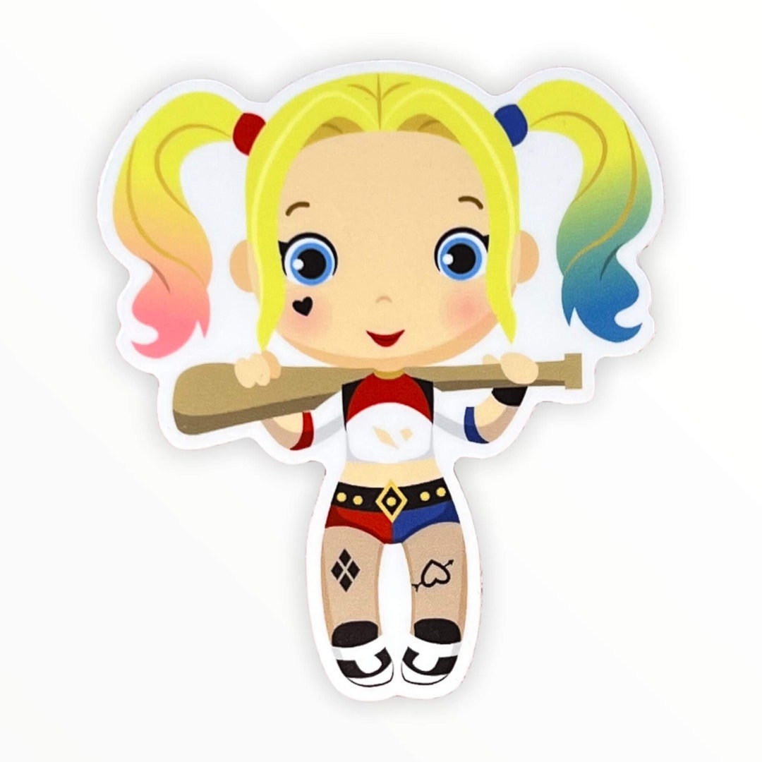 The Jester With a Bat Sticker 379 - Etsy