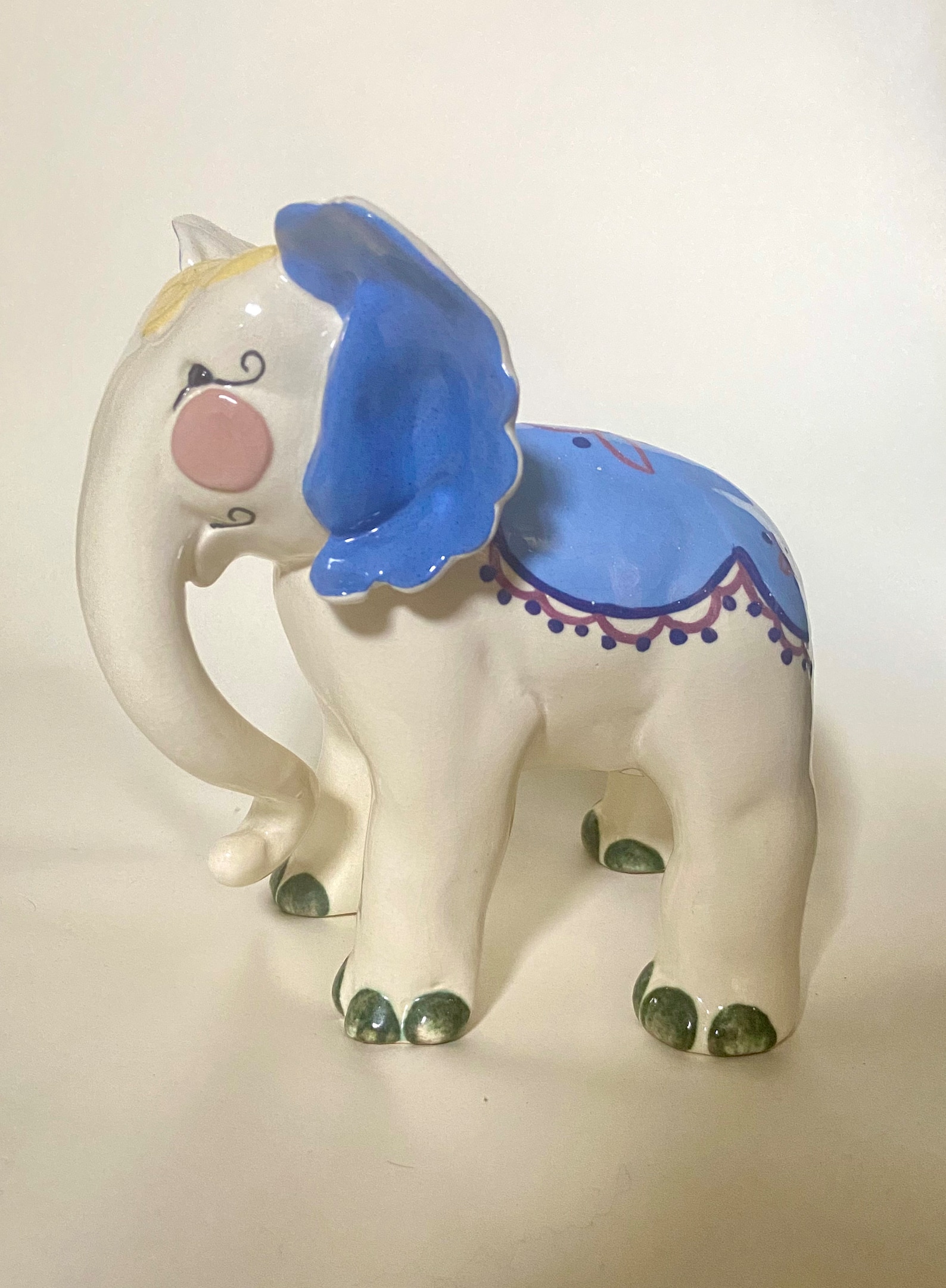 Vintage Kay Finch California Pottery Circus Elephant Peanut | Whimsical ...