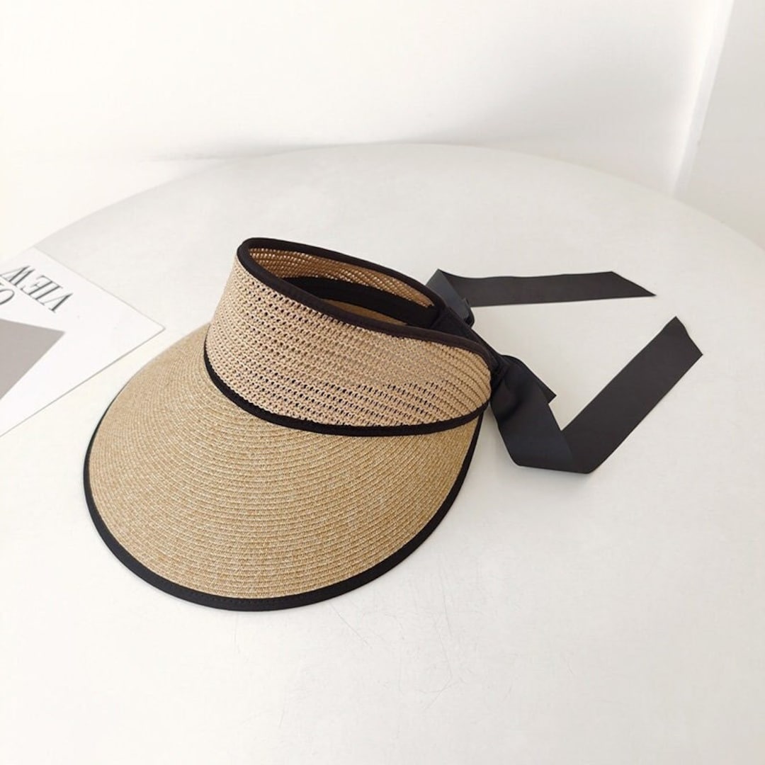 Straw Visor, Sun Visor Hat, Sport Visor, Visor for Womens, Adjustable ...