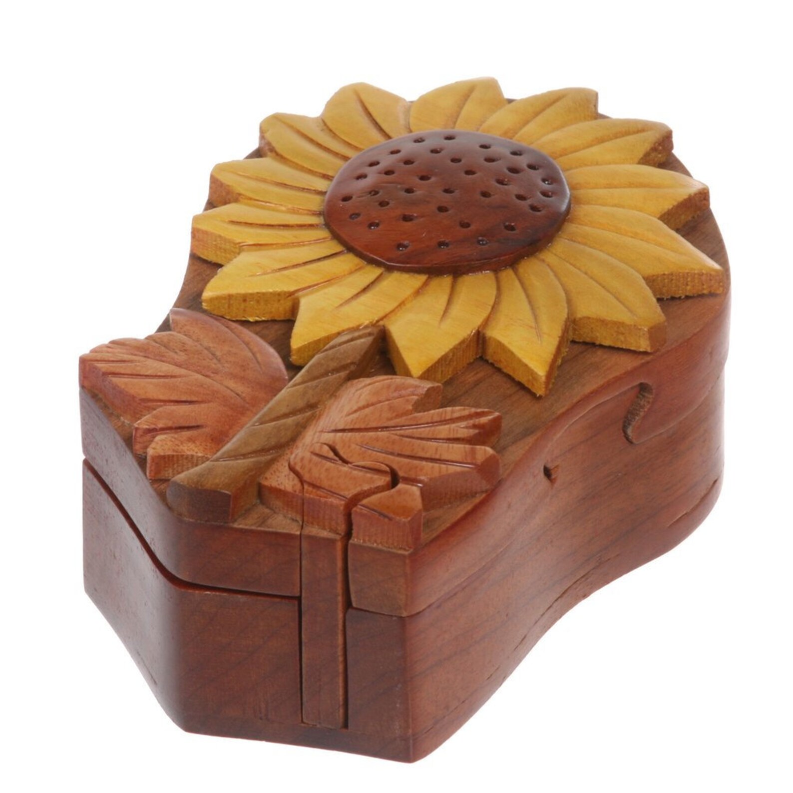 Handcrafted Wooden Floral Lovely Sunflower Handmade Secret - Etsy