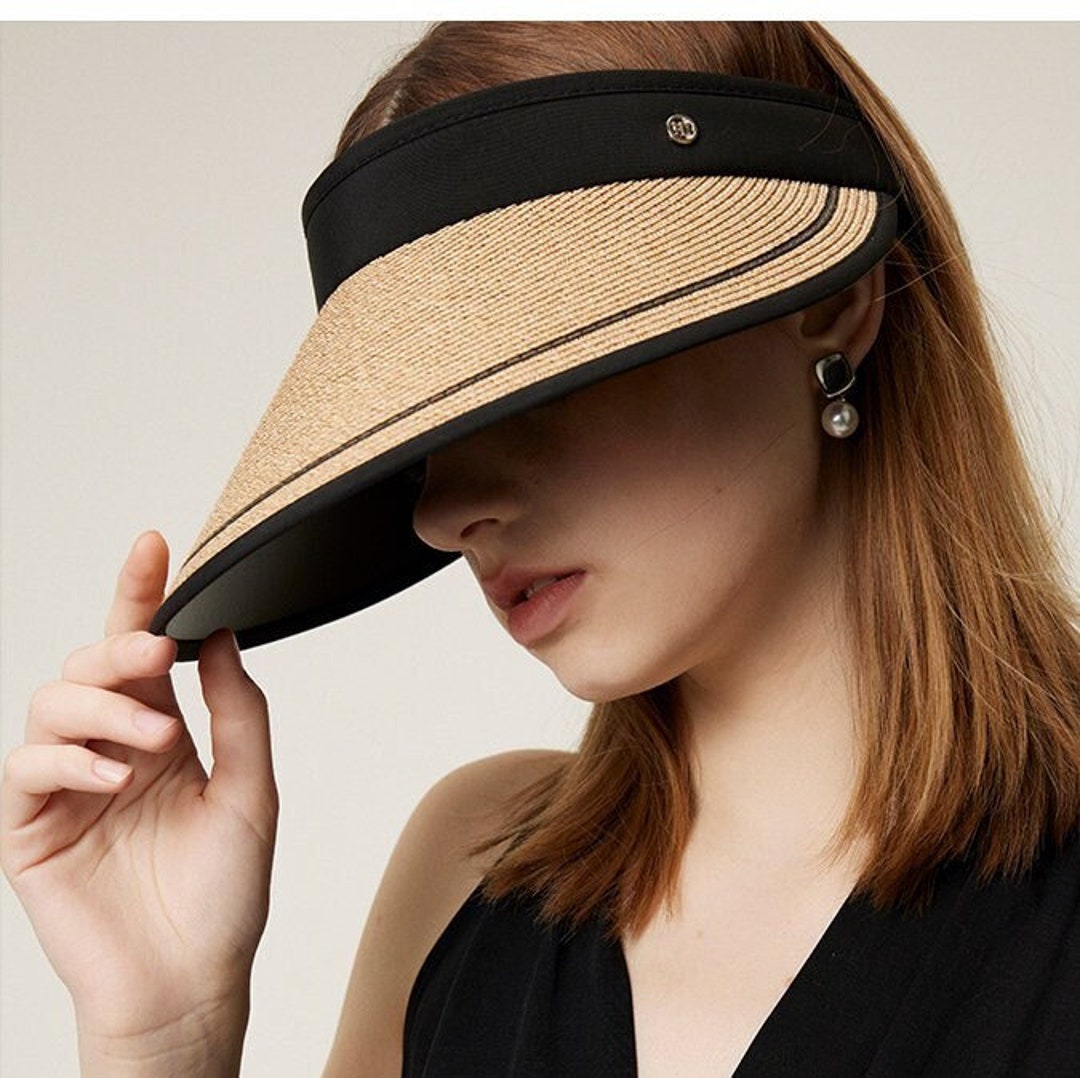 Straw Visor, Sun Visor Hat, Sport Visor, Visor for Womens, Adjustable ...