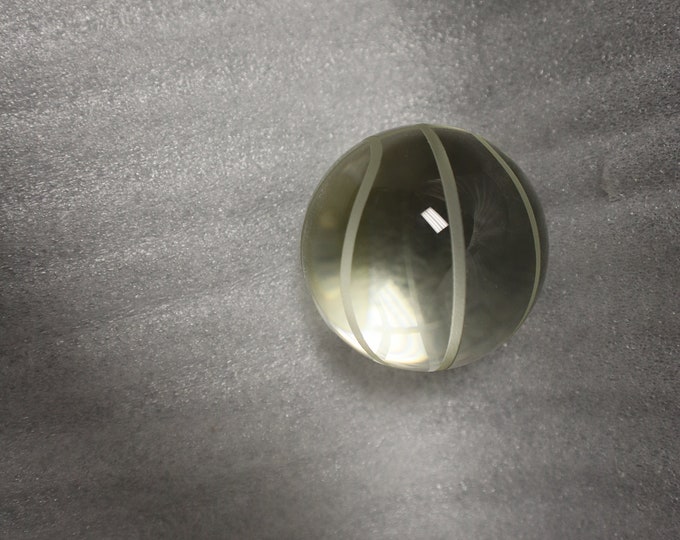 Glass Basketball Paperweight Perfect Condition - Etsy
