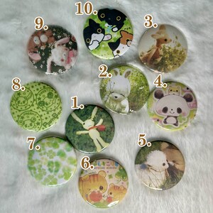 Clover Girl Aesthetic 1.5" Pinback Buttons - Etsy