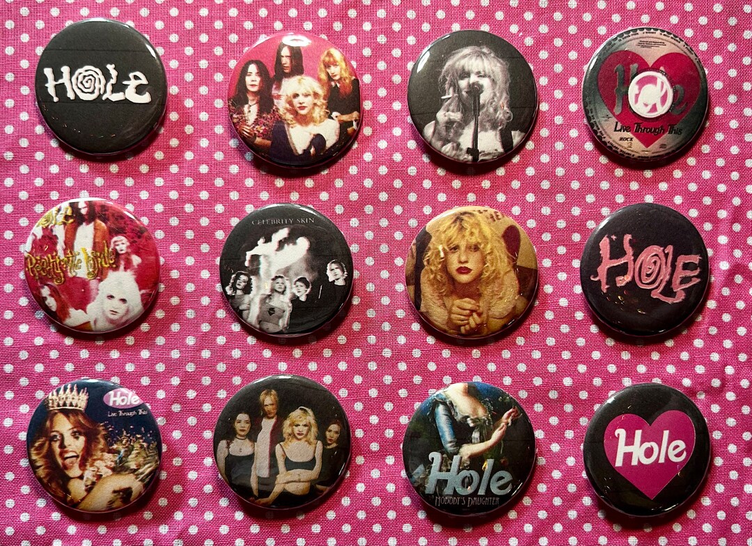Hole 1.5" Pinback Buttons - Etsy