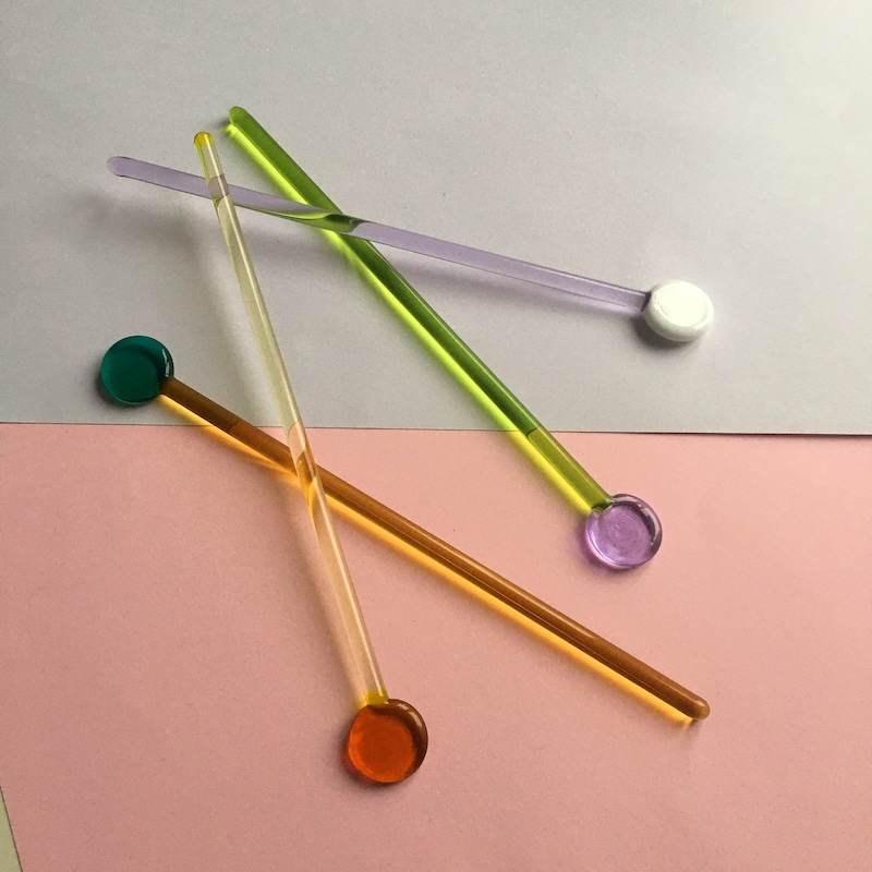 Glass Cocktail Stirrers - Etsy