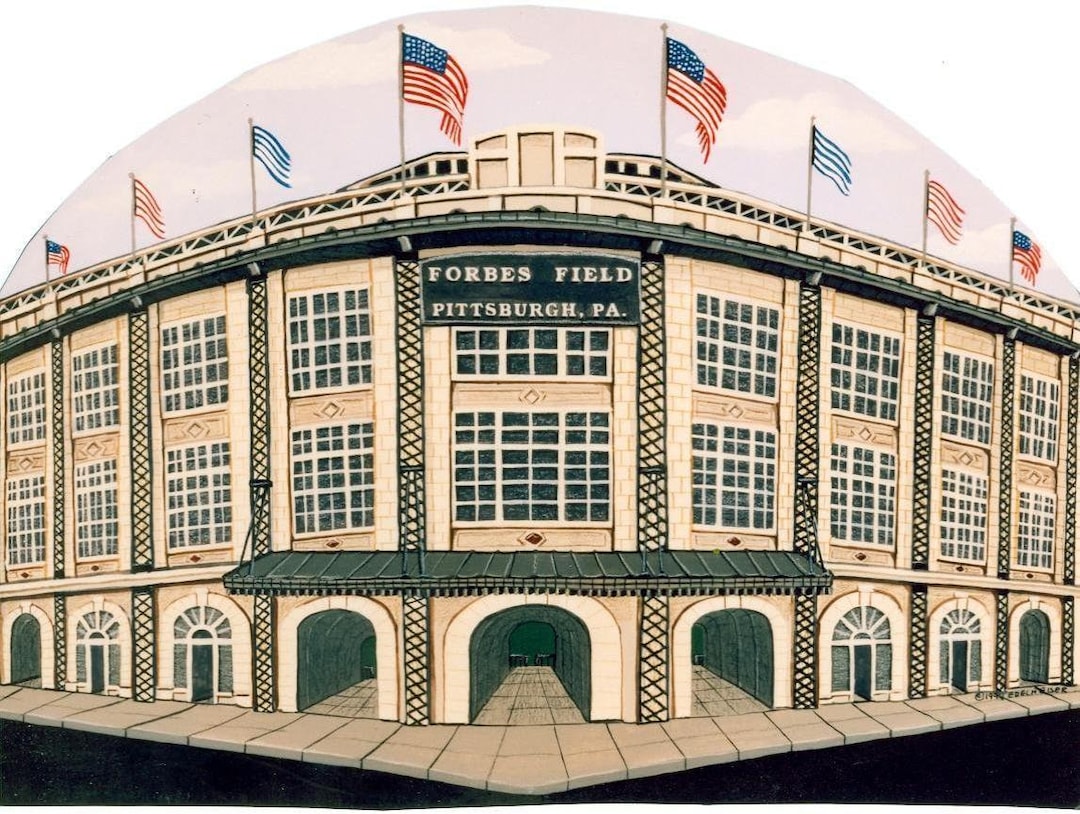 Forbes Field Stadium Replica Former Home to Pittsburgh Pirates Shelf ...