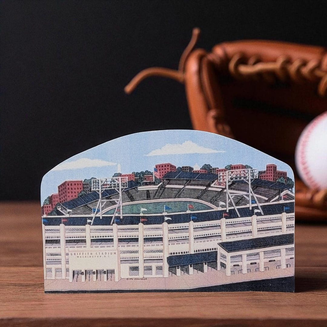 Griffith Field Stadium Replica Shelf Sitter Ron Edelheiser Illusions ...