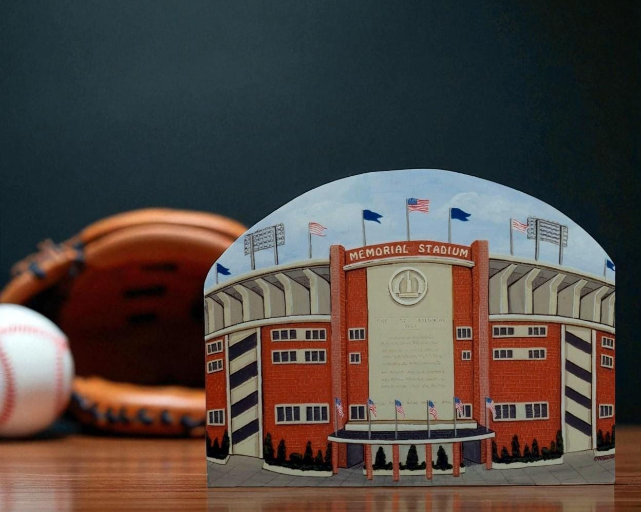 Baltimore Memorial Stadium Miniature Replica ,baseball, Former Home of ...