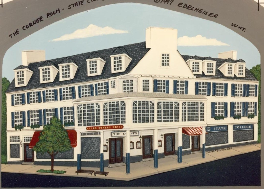 Penn State Corner Room Restaurant Replica or Ornament, State College ...