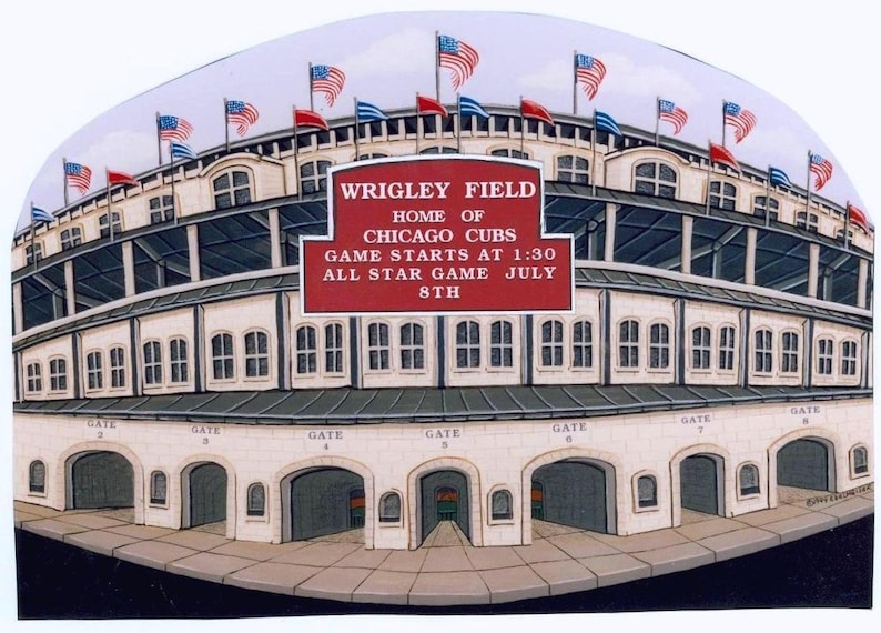 Wrigley Field Classic Stadium Replica - Etsy