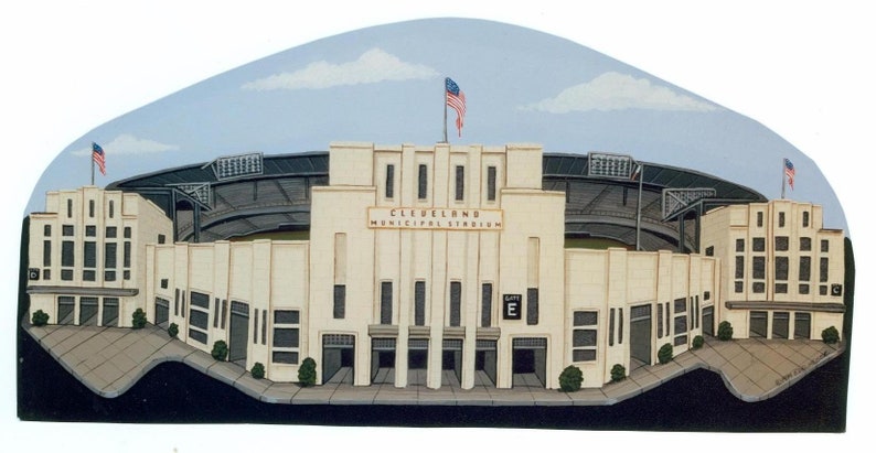 Cleveland Municipal Stadium Replica Former Home of Cleveland Indians ...