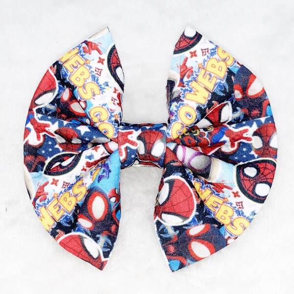 Super Hero Hair Bow - Etsy