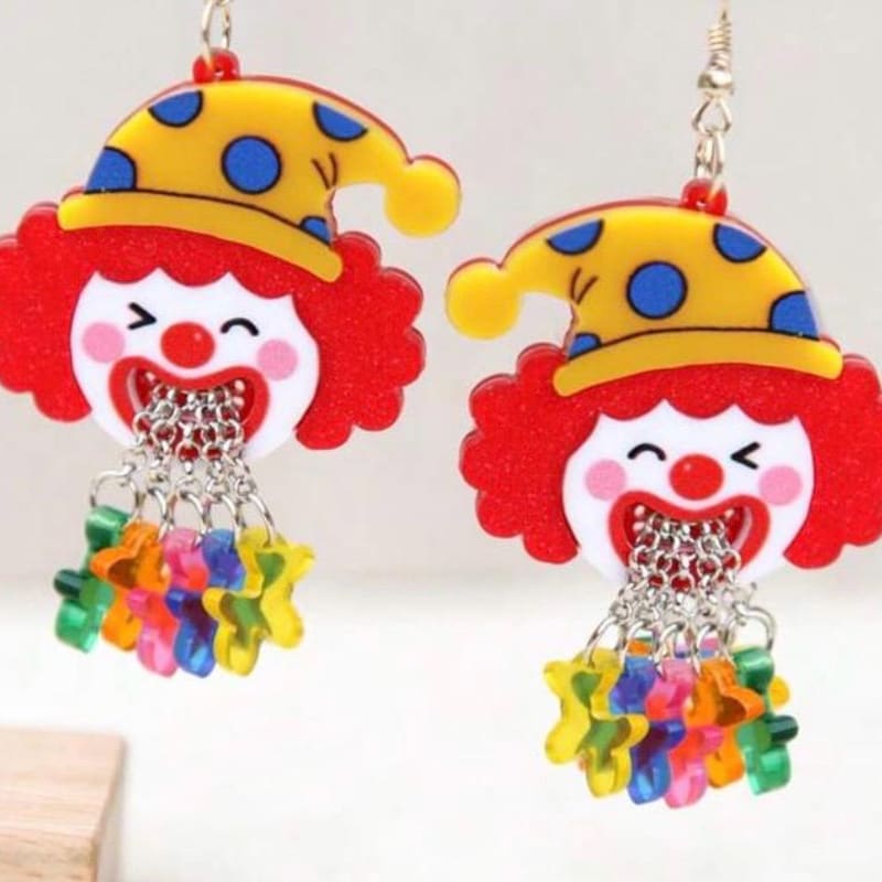 Clown Animal Earrings - Etsy