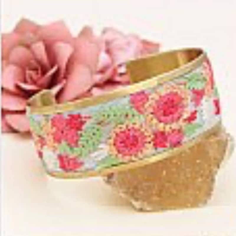 Embroidered Cuff - Etsy